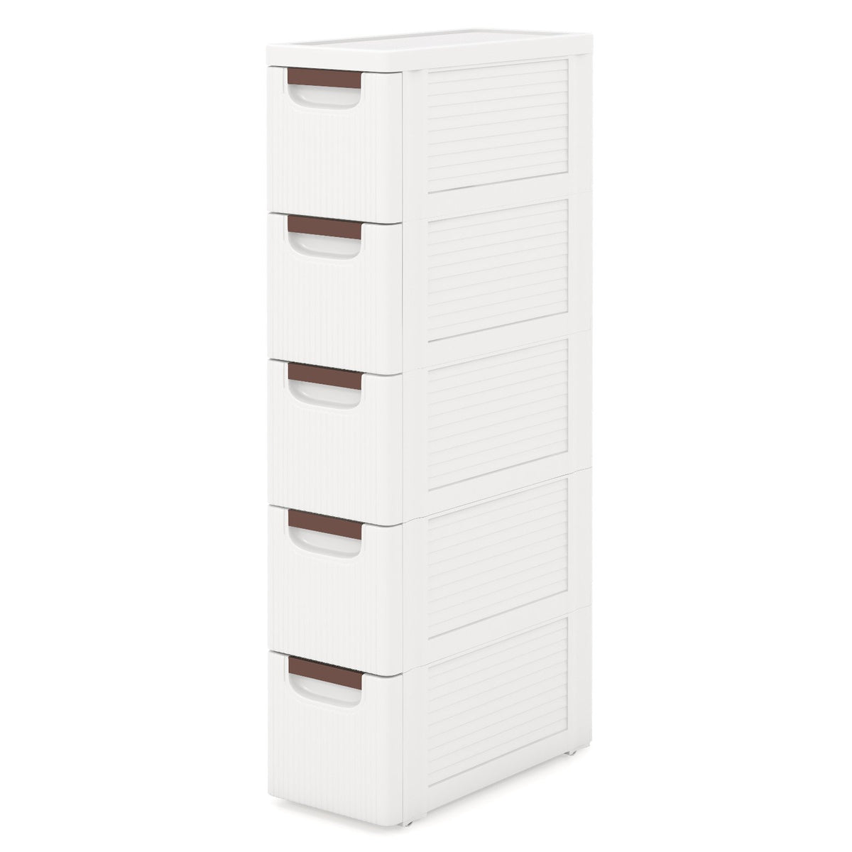 Compact Storage Cabinet - Narrow Drawers & Tiers for Small Spaces ...