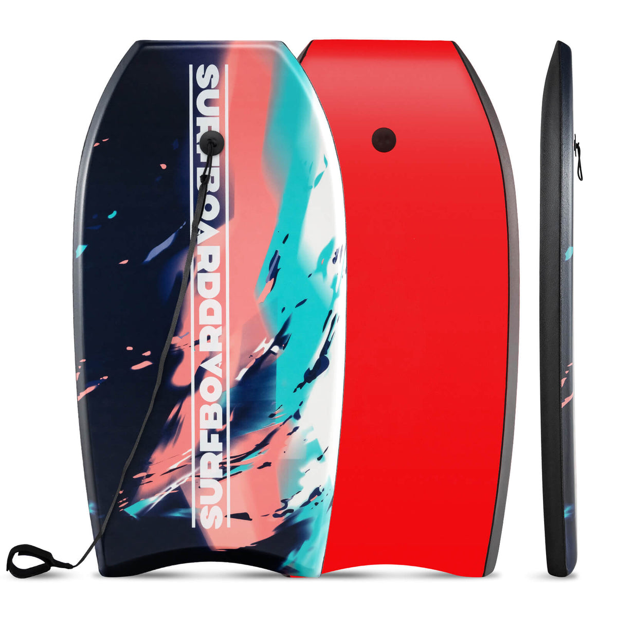 84 CM Lightweight Body Board Boogie Board with Wrist Leash- — Shopsta UK