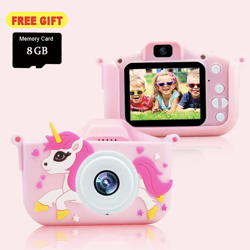 Micro Toy Kids Digital Camera - Cartoon Design Selfie Toy for Toddlers ...