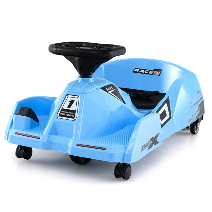12V Electric Cleaning Go Kart Ride on Race Car with Detachable Mop ...