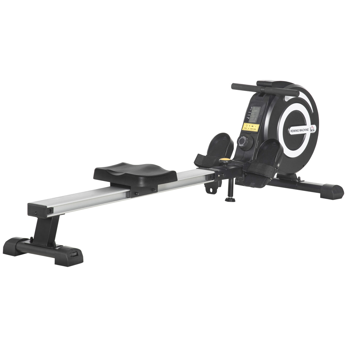 Magnetic Home Rowing Machine with Digital Display & Transport Wheels ...