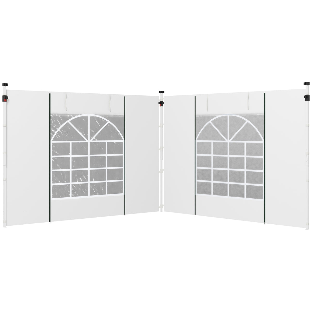 Gazebo Side Panel Replacements 3x3 & 3x6m with Windows - Outdoor Panels ...