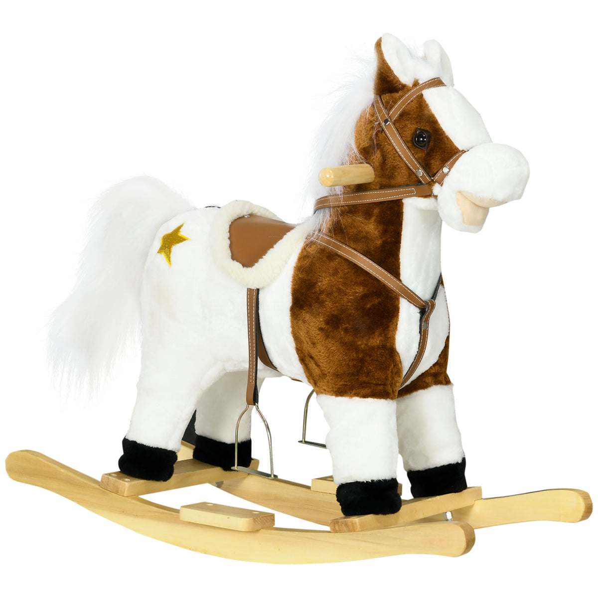 Musical Rocking Horse for Kids 3-6 - Interactive Toy Saddle Ride-on ...