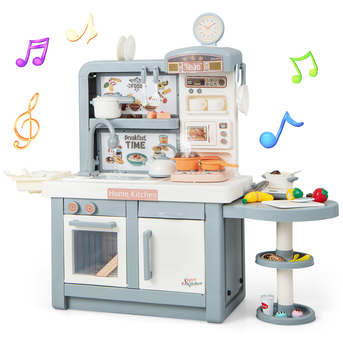 Interactive Playtime Delight Kids Kitchen Playset for Imaginative Play ...