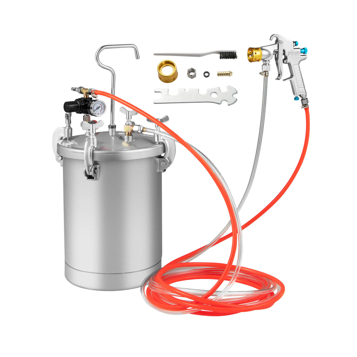 Pressure Paint Tank 15L with Spray Gun - Professional Painting ...