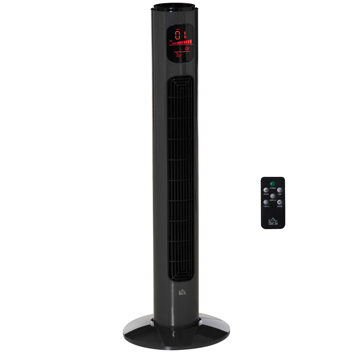 38-Inch Oscillating Tower Fan with Remote - Home Cooling Solution ...