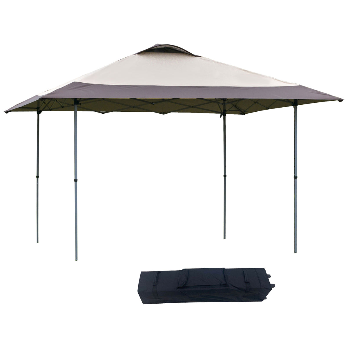 4x4m Portable Outdoor Canopy Gazebo - Steel with Roller Bag — Shopsta UK