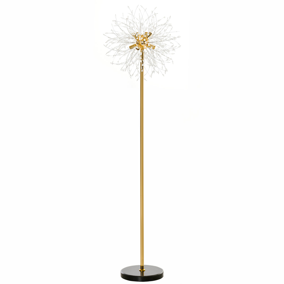 Dandelion Shade Floor Lamp - Contemporary Tall Light for Living Spaces ...